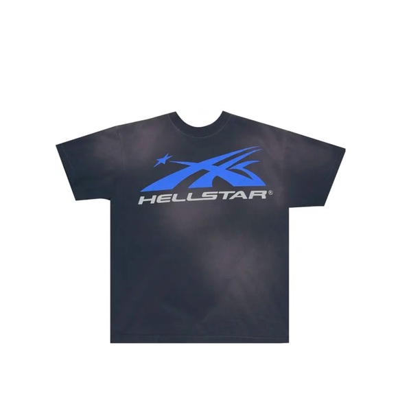 Hellstar | Shirts | Hellstar Classic Black And Blue Tshirt | Poshmark